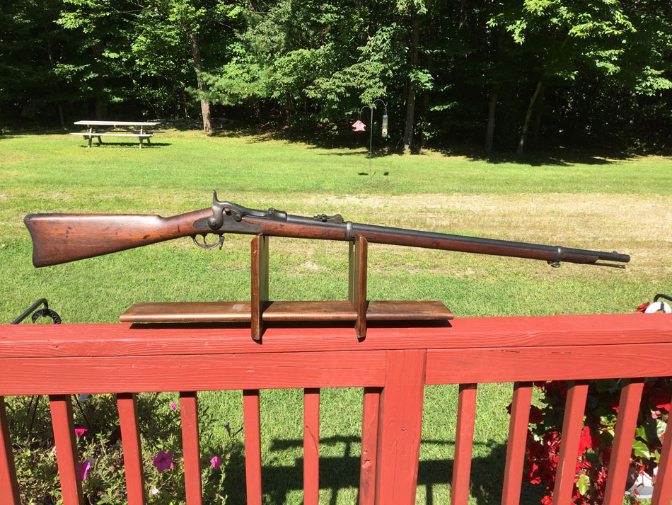 Springfield Trapdoor Rifle Model 1879 with SWP Cartouche 1884 - Antique ...